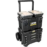 JCB Site System, 3-Piece Modular Tool Box, Rolling Tool Storage ...
