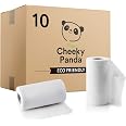 The Cheeky Panda– Bamboo Kitchen Bulk Box of 2Ply Rolls,White, 10 count ...