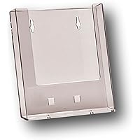 Relaxdays Flyer Display, DIN A5, 1 Slot, Stand & Hang, Acrylic, Wall ...