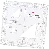 Pocket 1:25000 or 1:50000 Map Romer Scale Grid Reference Tool : Amazon ...