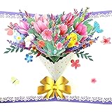 CUTPOPUP Sunflowers Basket Pop Up Card, Handmade Flower Greeting Cards ...