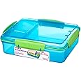 Sistema Lunch Snack Attack Duo Lunch Box | 975 ml | BPA-Free | Assorted ...