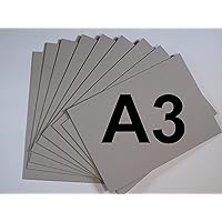 PROTECTAFILE 10 Pack A3 Grey Board 2000mic 2mm - Sturdy Cardboard ...