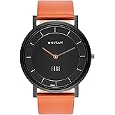 Buy EDGE Titan Men Black Quartz Analog Dial Stainless Steel Strap Watch ...