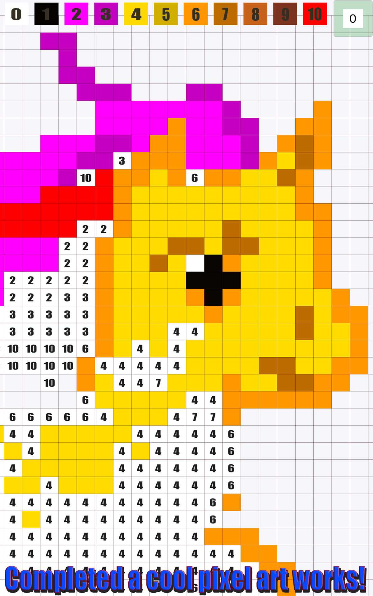 Coloring ColorPixNu Pixel Art Coloring By Number Amazon co uk