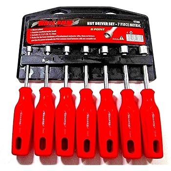 miniature sized nut spinner set (hex nut drivers in mini / small sizes ...