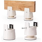 RCHYFEED Adjustable Bed Risers 10 cm with Screw Clamp, 4 inch Furniture ...