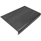 200mm Grey UPVC Window Board/Cill Cover 1.25m Long 9mm Thick Plastic ...