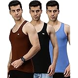 Buy Lux Cozi Men's Cotton White Vests Pack of 2 (Size: 95 cm) at Amazon.in