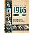 60th Birthday Gift for Men and Women - 1965 Birthday Book: A Voyage ...