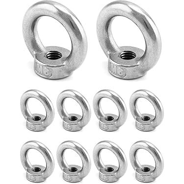 Msc Eye Nuts M8 Ring Shape Lifting Eye Nut 304 Stainless Steel Threaded ...