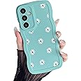 ZTOFERA Hülle für Samsung Galaxy A16 5G/4G, Niedliche lockige Wellen Rahmenform Gänseblümchen ...