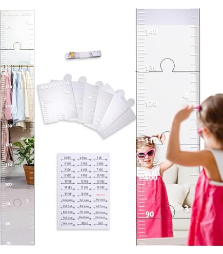 Puzzle Height Chart Puzzle Mirror Growth Chart For Kids - Height ...