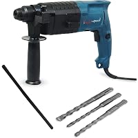 YURI SPEED Rotary Hammer Drill Kit, 20mm, 500 Watts, 0-850 RPM, 3 ...
