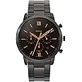 Buy Fossil Men Stainless Steel Neutra Black Band Analog Watch Fs5525 ...