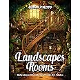 Landscapes Rooms: Explore the Magical Rooms in Adult Coloring Book for ...