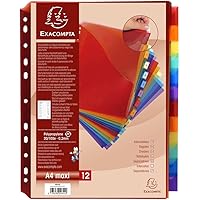 Exacompta 4834E Premium Index with Pocket for DIN A4 Maxi Made of ...