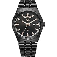 Buy Fastrack Vyb Quartz Analog Blue Dial Steel + Blue Sheet Metal Strap ...