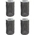 LOMYLM 4pcs Hair Rollers Self Grip, Sticky Hair Rollers Heatless ...