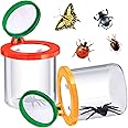 2 Pieces Bug Magnifying Insect Box Insert Viewer Bug Magnifier Container Critter Insect Cage Jar ...