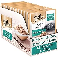 Sheba Rich Premium Adult (1+ Years) Wet Cat Food, Maguro & Bream ...