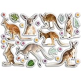 A5 Sticker Sheet Wolves Vinyl Stickers - Wolf Paws Wild Animals ...