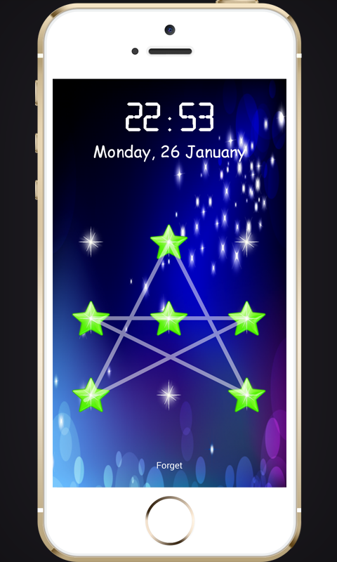 Stars Pattern Screen Lock : Amazon.co.uk: Apps & Games