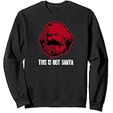Karl Marx Parodie - This is not Santa T-Shirt : Amazon.de: Fashion