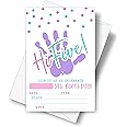 DETIHO 4" x 6" Hi Five Birthday Party Invitation Cards With Envelopes - Five Years Old Party ...