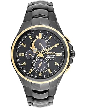 Seiko Analog Black Dial Men's Watch-SSC573P1 : Amazon.in: Fashion