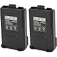 7.4V 3800MAh Replacement Battery for Baofeng UV5R, Professional Two-Way Radio High Capacity ...