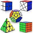 Coolzon 5 Pack Speed Magic Cubes, Magic Speed Cube Set 2x2 4x4 ...