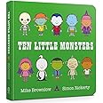 Ten Little Monsters Board Book: Amazon.co.uk: Brownlow, Mike, Rickerty ...