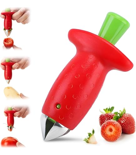 Strawberry Slicer StemGem Strawberry Huller Stem Remover – Affamata ...