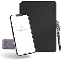 ROCKETBOOK PRO 2.0 Reusable Digital Notebook - Smart Notepad A4 Black ...