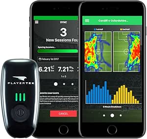 PLAYERTEK Wearable GPS Tracker for Football with App to Track and ...