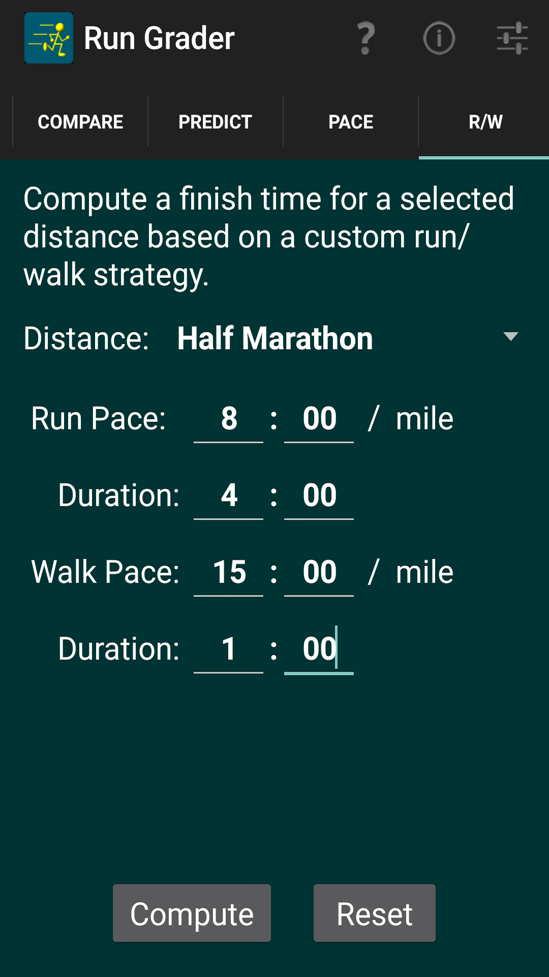 Run Grader: Age-Grade Calculator +: Amazon.co.uk: Appstore for Android