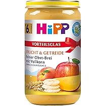 Bebivita Gläschen Hipp Frucht & Getreide, Himbeere In Apfel Mit Dinkelgrieß, 6er Pack (6 Mama Bear
