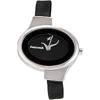 Fastrack Quartz Analog Black Dial Leather Strap Watch for Girls ...