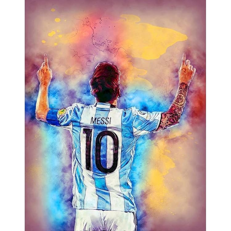 Kosciuszko Verbessern Konzession malen nach zahlen messi Hass Schwanz ...