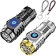 LIXINS Three-Eyed Monster Mini Flashlight - Rechargeable Triple Lens ...