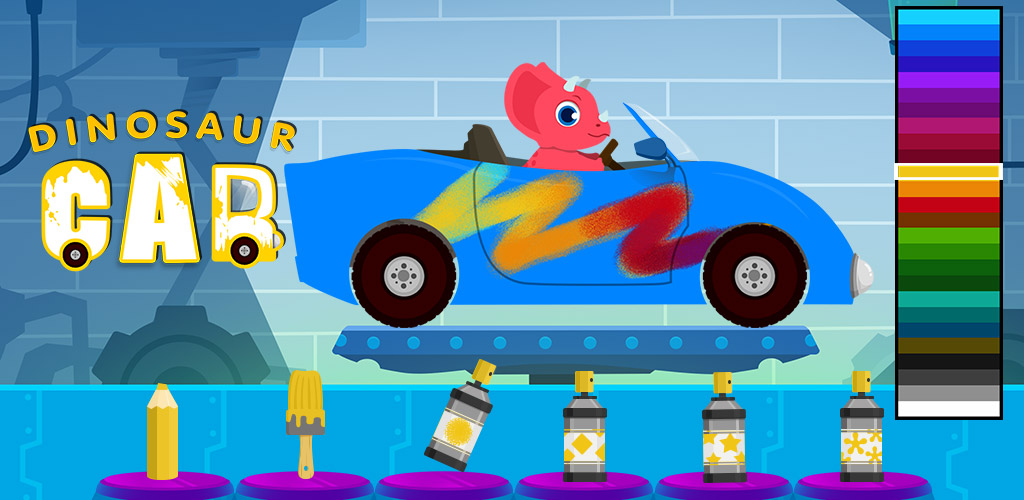 Dinosaur Car - Racing Simulator Games for Kids : Amazon.co.uk: Apps & Games