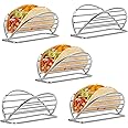 SUMNACON Set of 5 Stainless Steel Taco Holder Stands, Kitchen ...
