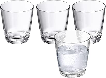 WMF 0950519994 Wasserglas-Set 4 Stück, 0,2 L Basic: Amazon.de: Küche ...