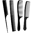 4 Pcs mens comb,Detangling Hair CombSet,Heat Resistant Anti-static ...