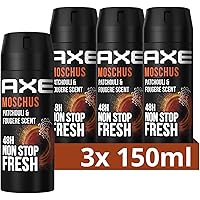 Axe Bodyspray Moschus Deo ohne Aluminium sorgt 48 Stunden lang für ...