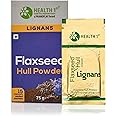 HEALTH 1st Flaxseed Hull Powder Lignans, 75 Grams, Vaccum Sealed 15 ...