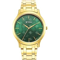 Buy Titan Karishma Zing Quartz Analog Green Dial Stainless Steel Strap ...