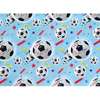 Manchester United Gift Wrap & Tags Wrapping Paper: Amazon.co.uk: Sports ...