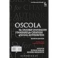 Oscola: The Oxford University Standard for Citation of Legal ...